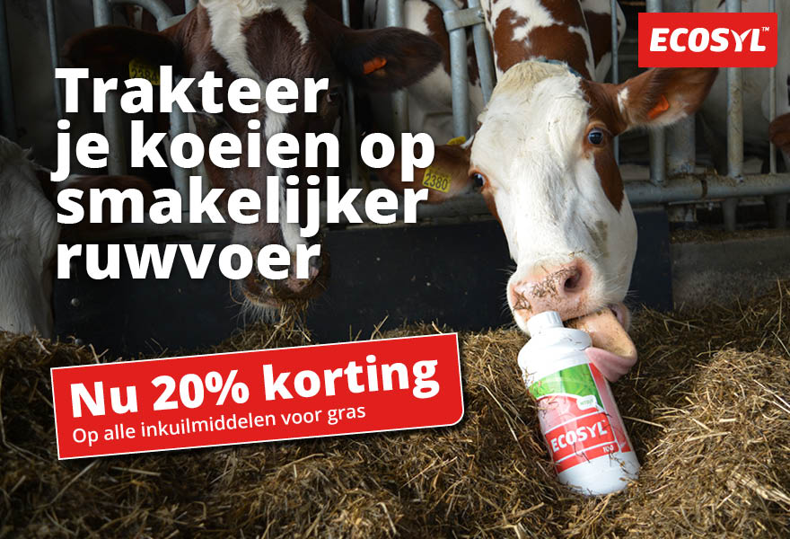 Voorjaarsactie: 20% korting op alle inkuilmiddelen voor gras
